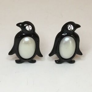 Avon | Jewelry | Avon Clipon Penguin Earrings | Poshmark